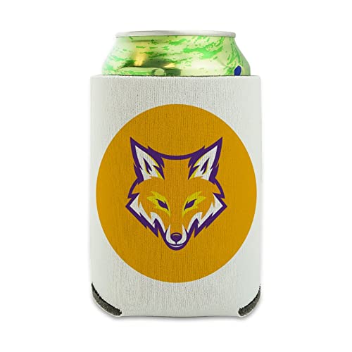 Knox College Secondary Logo Can Cooler - Drink Sleeve Hugger Collapsible Insulator - Beverage Insulated Holder