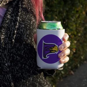 Hunter College Primary Logo Can Cooler - Drink Sleeve Hugger Collapsible Insulator - Beverage Insulated Holder