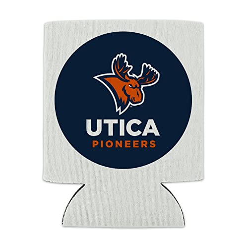 Utica University Primary Logo Can Cooler - Drink Sleeve Hugger Collapsible Insulator - Beverage Insulated Holder