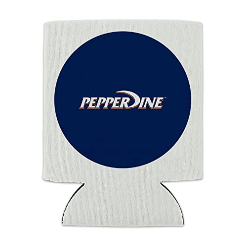 Pepperdine University Primary Logo Can Cooler - Drink Sleeve Hugger Collapsible Insulator - Beverage Insulated Holder