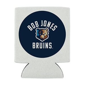 Bob Jones University Bruins Logo Can Cooler - Drink Sleeve Hugger Collapsible Insulator - Beverage Insulated Holder