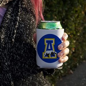 University of Alaska, Fairbanks Primary Logo Can Cooler - Drink Sleeve Hugger Collapsible Insulator - Beverage Insulated Holder