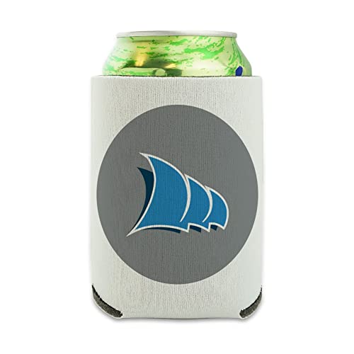 College of Coastal Georgia Secondary Logo Can Cooler - Drink Sleeve Hugger Collapsible Insulator - Beverage Insulated Holder