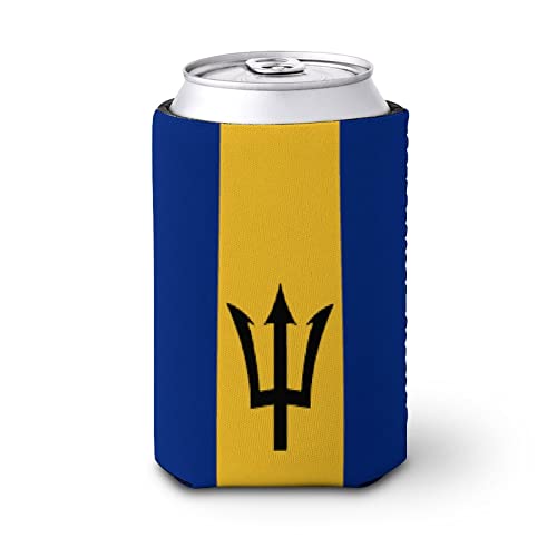 2 PCS Barbados Flag Can Cooler Party Gift Beer Drink Coolers Coolies