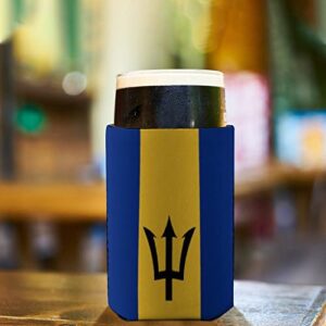 2 PCS Barbados Flag Can Cooler Party Gift Beer Drink Coolers Coolies