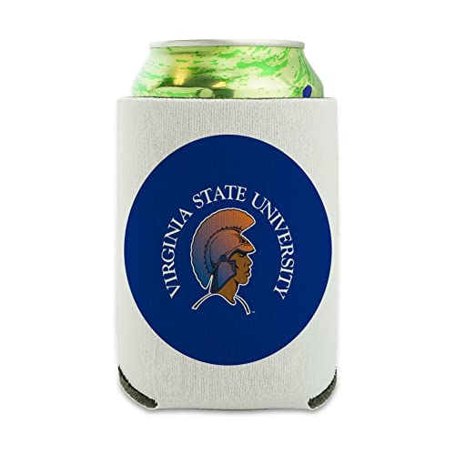 Virginia State University Primary Logo Can Cooler - Drink Sleeve Hugger Collapsible Insulator - Beverage Insulated Holder