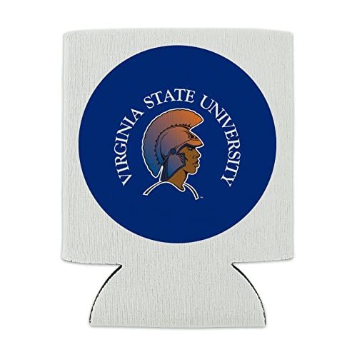 Virginia State University Primary Logo Can Cooler - Drink Sleeve Hugger Collapsible Insulator - Beverage Insulated Holder