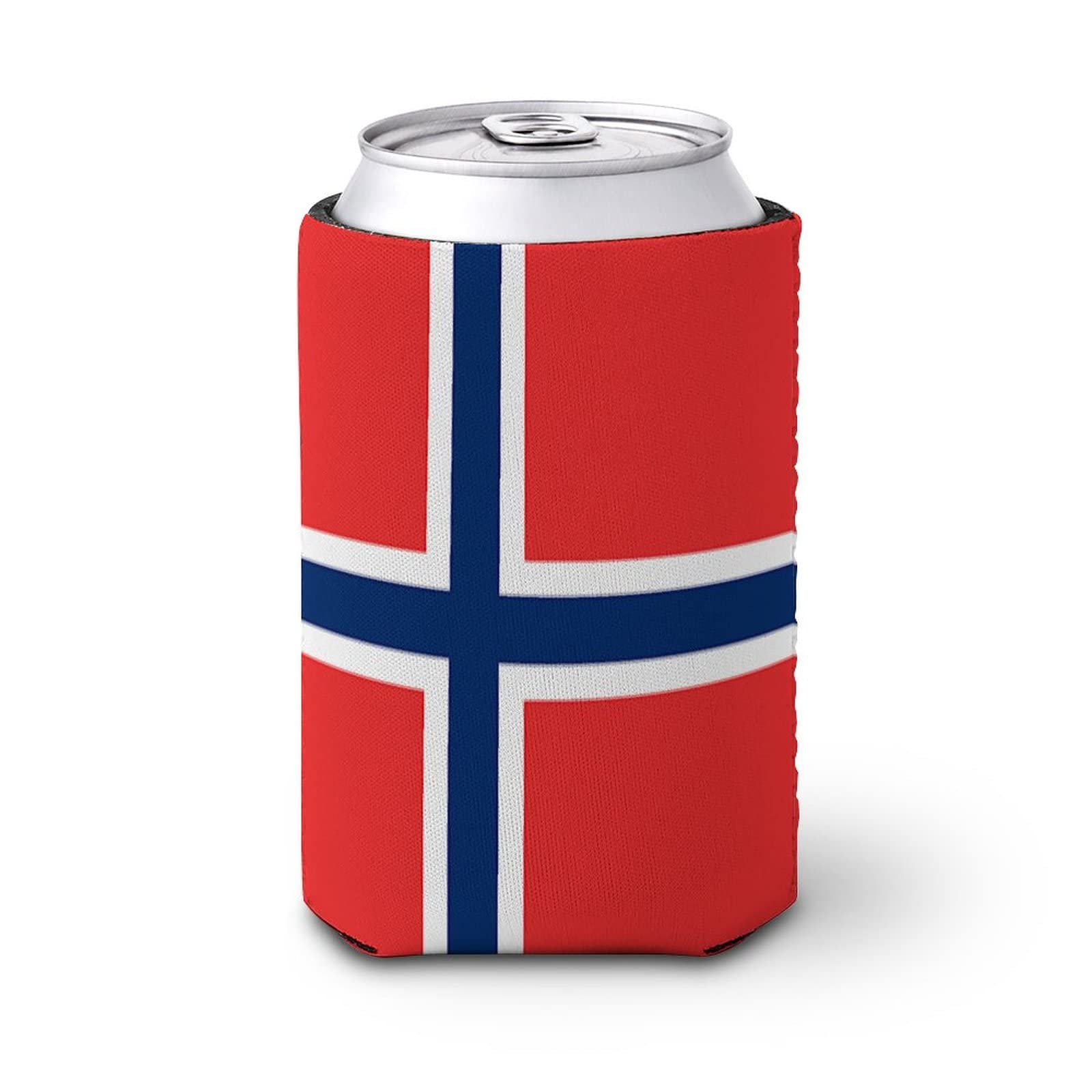 2 PCS Norway Flag Can Cooler Party Gift Beer Drink Coolers Coolies