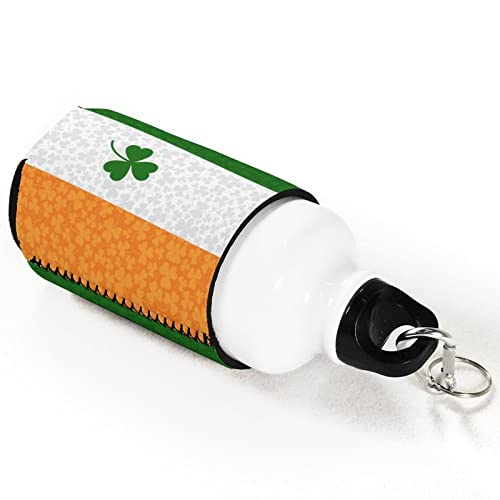 2 PCS Irish Flag with Shamrock Pattern Can Cooler Party Gift Beer Drink Coolers Coolies