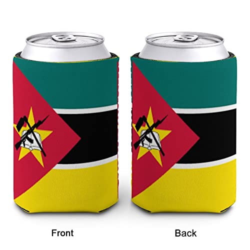 2 PCS Mozambique Flag Can Cooler Party Gift Beer Drink Coolers Coolies