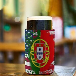 2 PCS Portuguese Us Half Portugal America Flag Can Cooler Party Gift Beer Drink Coolers Coolies