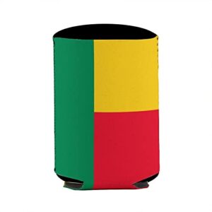 2 PCS Benin Flag Can Cooler Party Gift Beer Drink Coolers Coolies