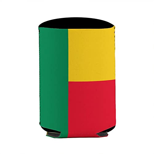 2 PCS Benin Flag Can Cooler Party Gift Beer Drink Coolers Coolies