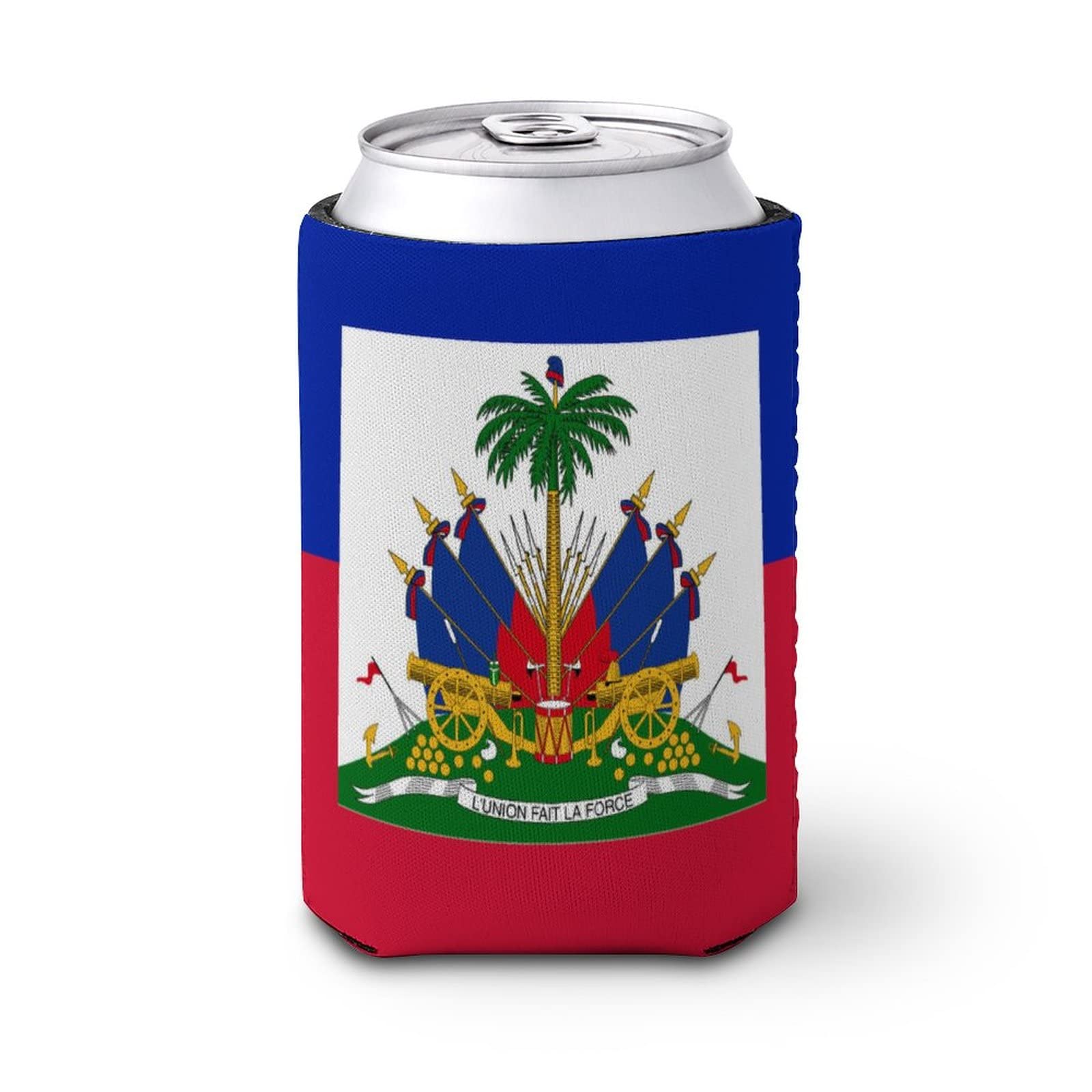 2 PCS Haiti Flag Cup Can Cooler Party Gift Beer Drink Coolers Coolies