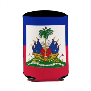 2 PCS Haiti Flag Cup Can Cooler Party Gift Beer Drink Coolers Coolies