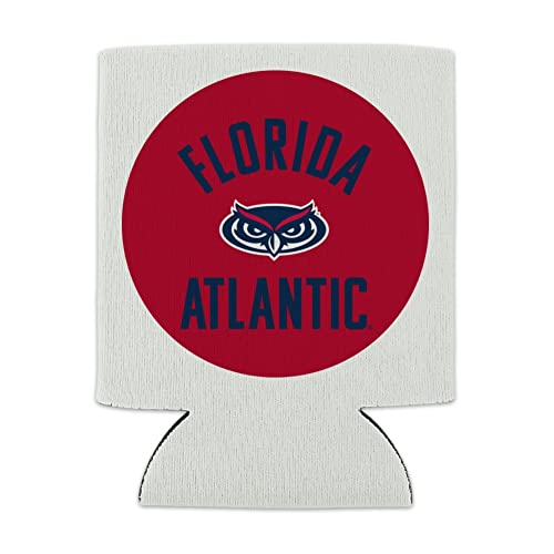 Florida Atlantic University Owls Can Cooler - Drink Sleeve Hugger Collapsible Insulator - Beverage Insulated Holder