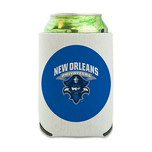 The University of New Orleans Primary Logo Can Cooler - Drink Sleeve Hugger Collapsible Insulator - Beverage Insulated Holder