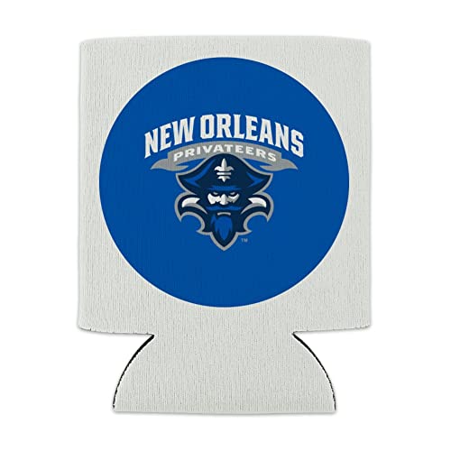 The University of New Orleans Primary Logo Can Cooler - Drink Sleeve Hugger Collapsible Insulator - Beverage Insulated Holder