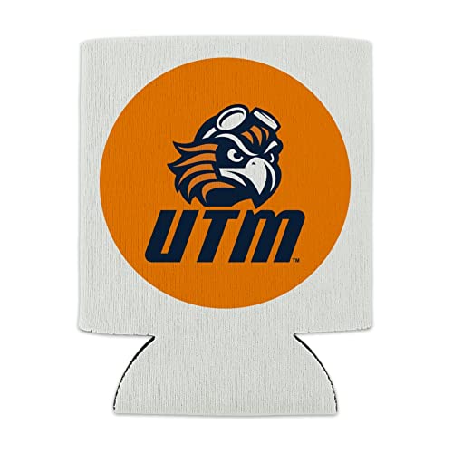 University of Tennessee Martin Secondary Logo Can Cooler - Drink Sleeve Hugger Collapsible Insulator - Beverage Insulated Holder