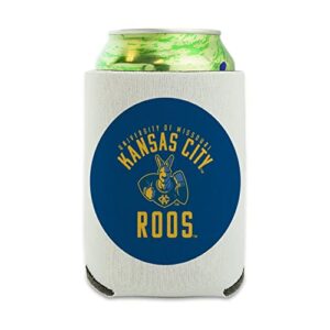 university of missouri - kansas city kangaroos logo can cooler - drink sleeve hugger collapsible insulator - beverage insulated holder