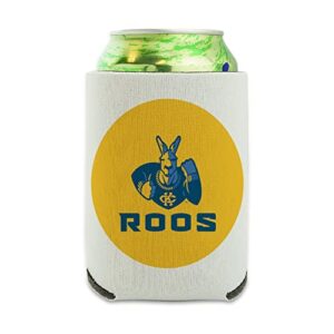 university of missouri - kansas city secondary logo can cooler - drink sleeve hugger collapsible insulator - beverage insulated holder