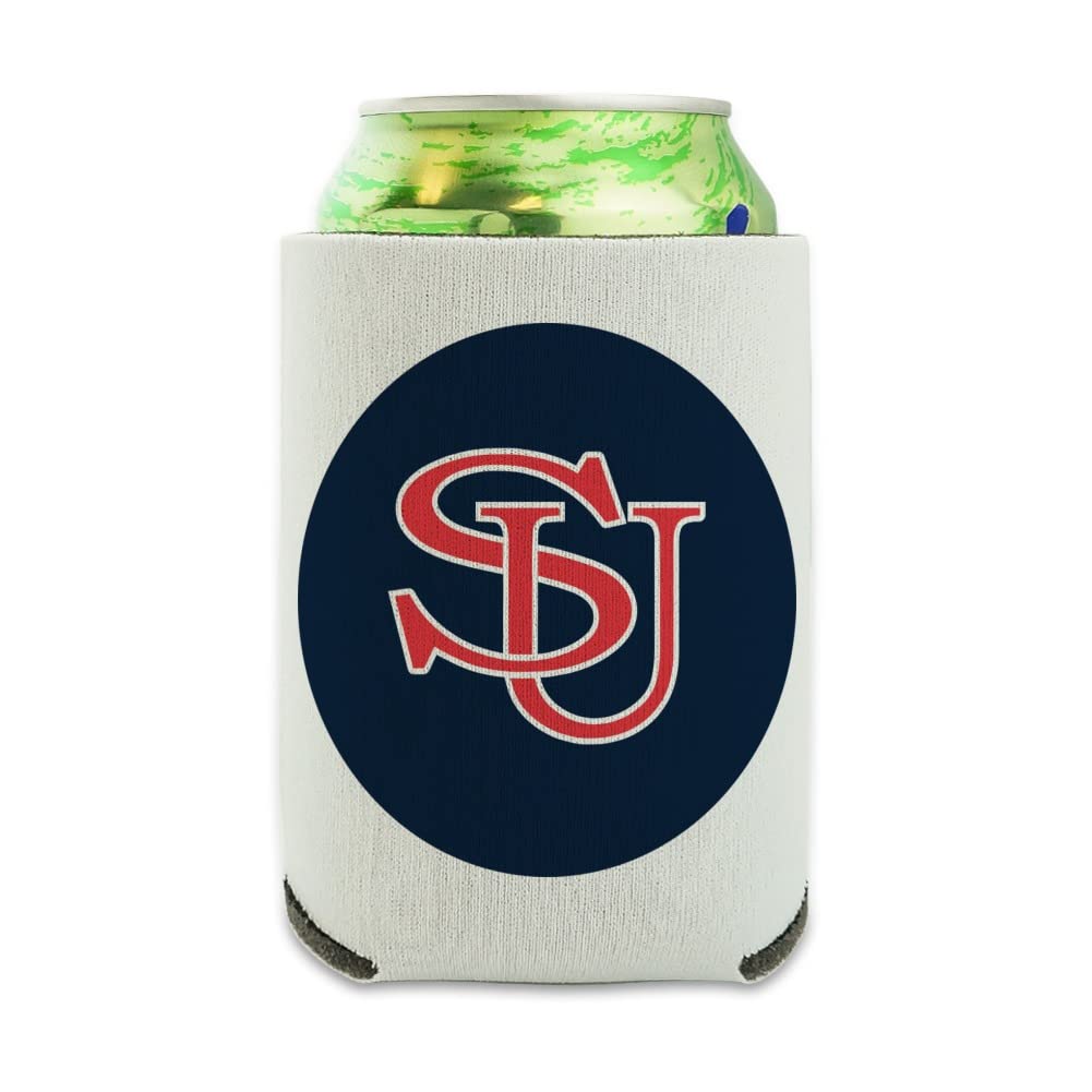 Shippensburg University Secondary Logo Can Cooler - Drink Sleeve Hugger Collapsible Insulator - Beverage Insulated Holder