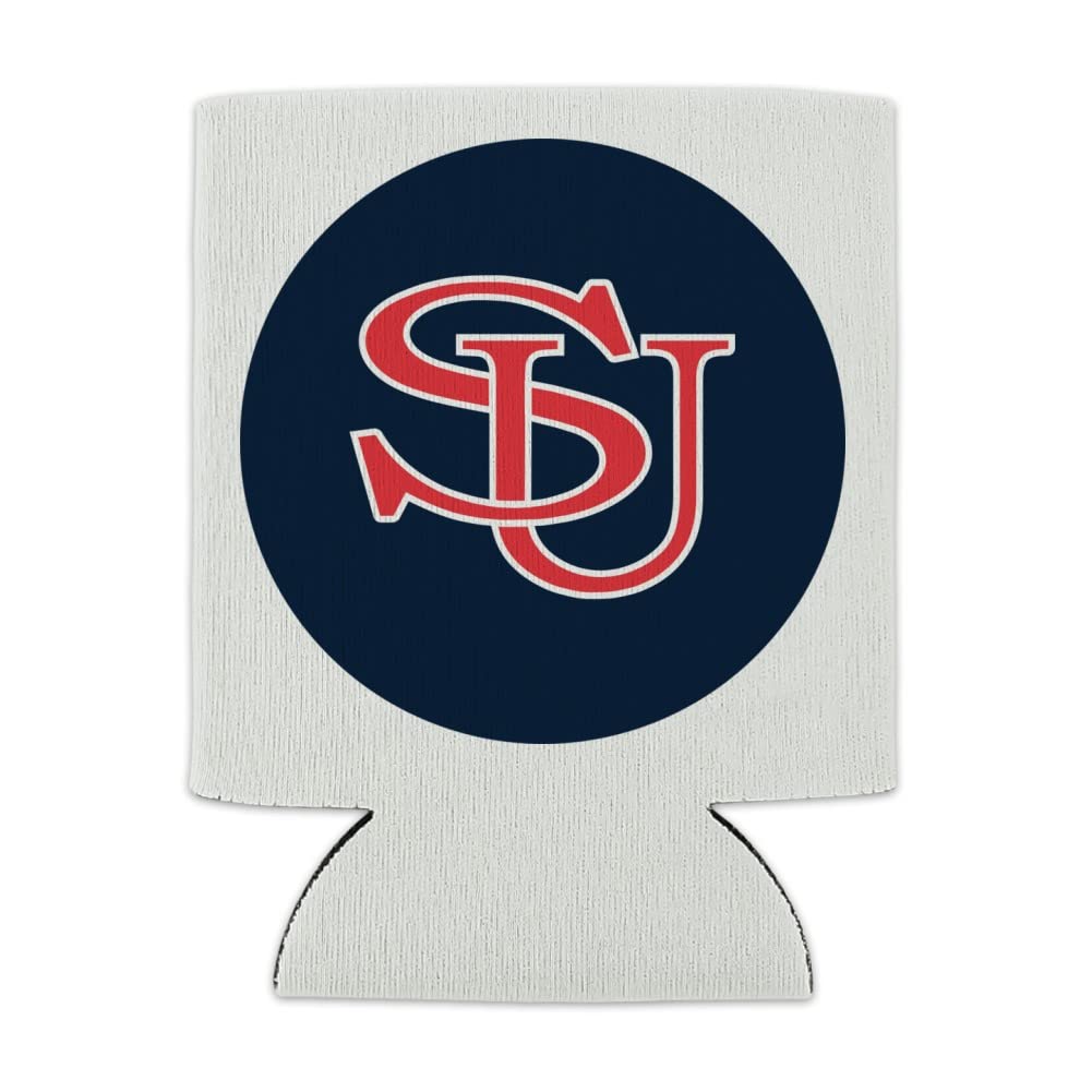 Shippensburg University Secondary Logo Can Cooler - Drink Sleeve Hugger Collapsible Insulator - Beverage Insulated Holder