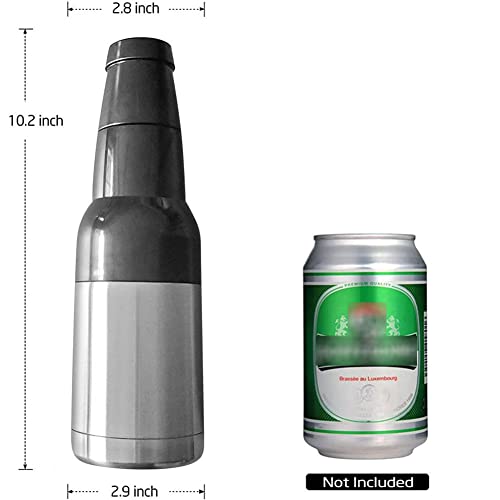 JUGAN Berbal Beer Cooler, a Bottle Opening, Double -Layer Insulation, Excluding Bpa, Vacuum Insulation, Suitable for Ice Beer (12oz)