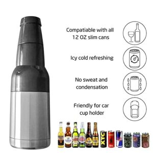 JUGAN Berbal Beer Cooler, a Bottle Opening, Double -Layer Insulation, Excluding Bpa, Vacuum Insulation, Suitable for Ice Beer (12oz)