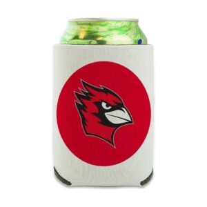 wesleyan university primary logo can cooler - drink sleeve hugger collapsible insulator - beverage insulated holder