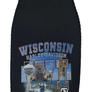 Wisconsin Harley-Davidson Harley-Davidson Custom Neoprene Zippered Bottle Wrap