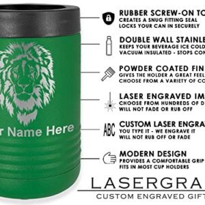 LaserGram Double Wall Insulated Beverage Can Holder, Chinese Honor Symbol, Personalized Engraving Included (Standard Can, Green)