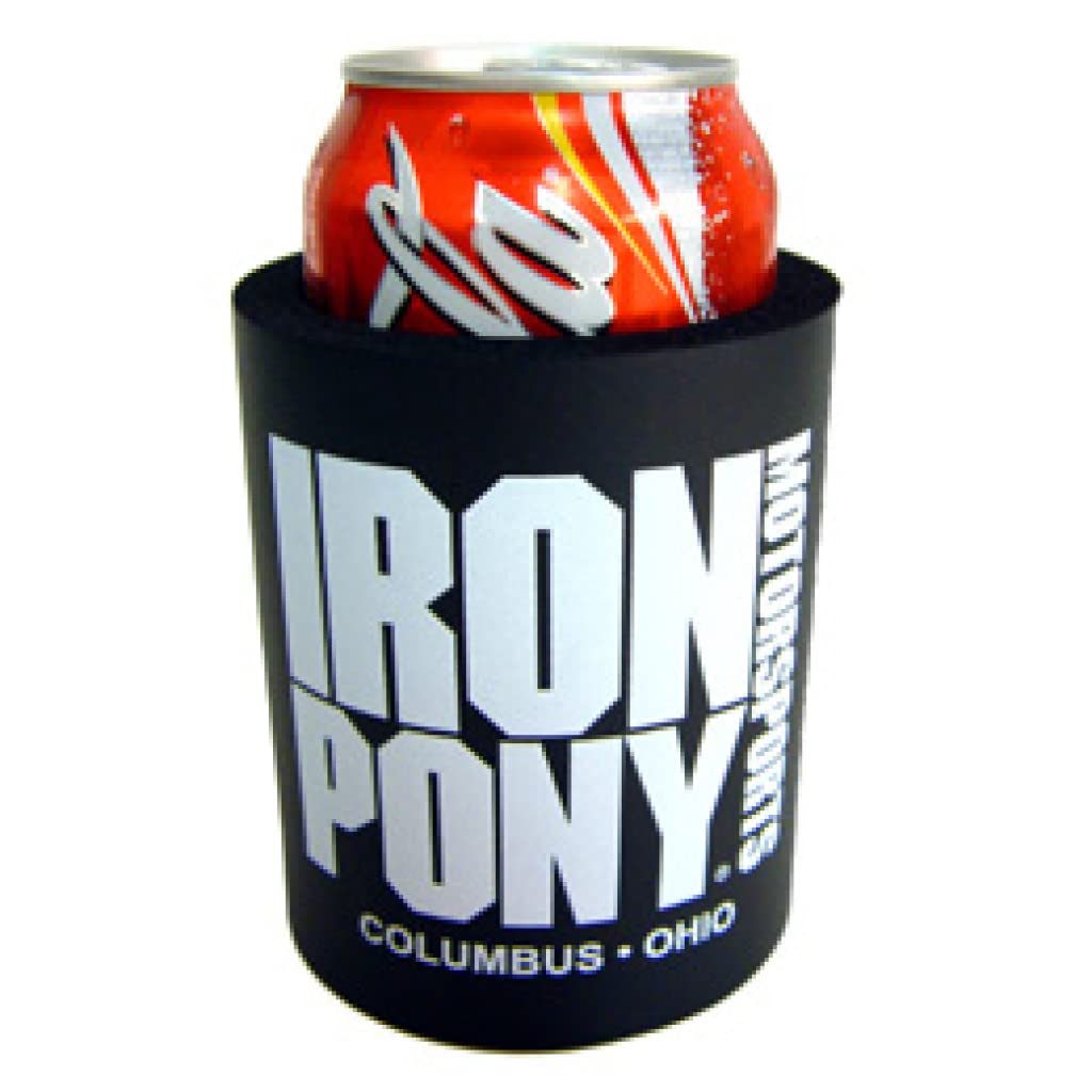 Black Iron Pony Logo Drink Insulator