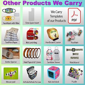 Sublimation Blank Products Can Cooler Neoprene 12 OZ Blank 5 Pack for Dye Printing - made by INNOSUB USA