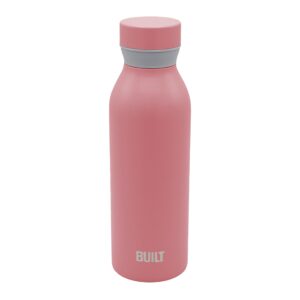 built cascade water bottle, 18 ounces, pink