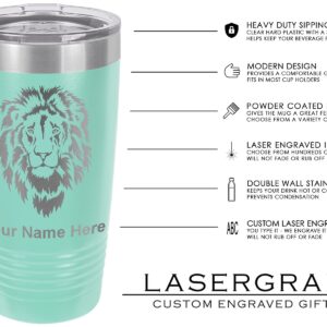 LaserGram 20oz Vacuum Insulated Tumbler Mug, FNP Family Nurse Practitioner, Personalized Engraving Included (Teal)