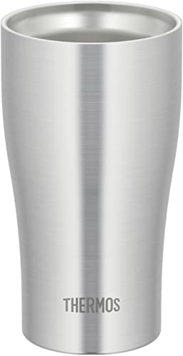 Thermos JDQ-400 S Vacuum Insulated Tumbler, 13.5 fl oz (400 ml), Stainless Steel