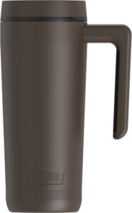 thermos alta series stainless steel mug 18 ounce, espresso black