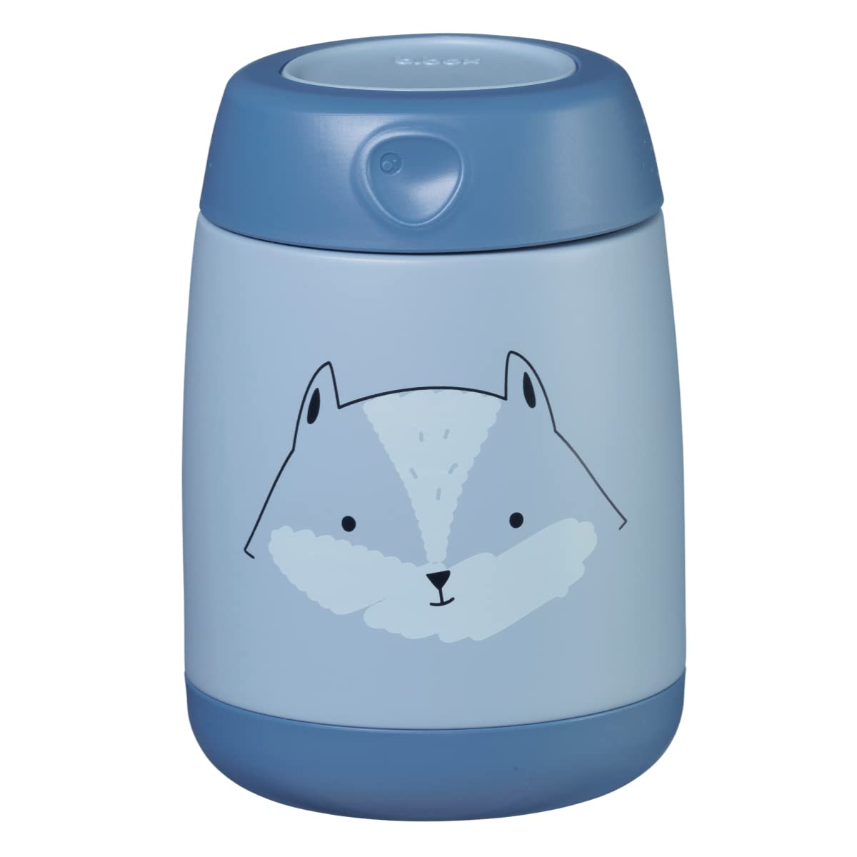 Friendly Fox Insulated Baby Lunch Box 210 ml Stainless Steel Blue