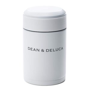 dean&deluca soup pot, white, 10.1 fl oz (300 ml), hot and cold retention, insulated jar, soup jar, lunch jar