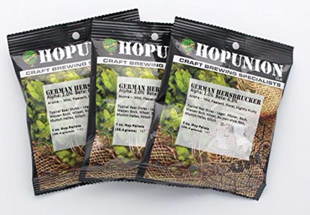 German Hersbrucker Hop Pellets 3 oz.