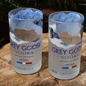 Grey Goose Vodka Rocks Glasses Set of 2 Great Gift Interior Design