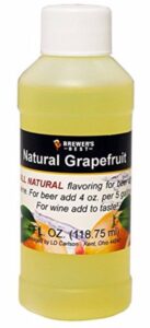 brewer's best grapefruit natural beer and wine fruit flavoring