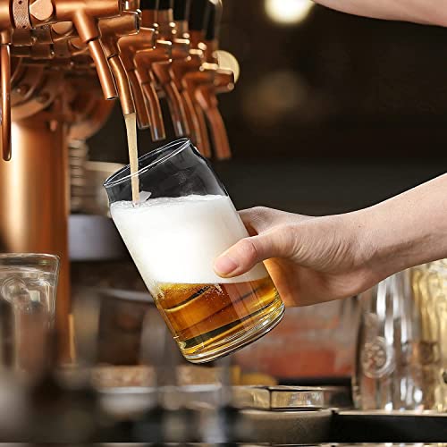 PULIS Eudaimonia extra-large size Can Shaped Drinking Glasses Iced Coffee Glasses Cocktail Glasses