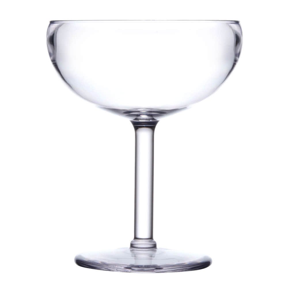 Yanco SM-16-MG Stemware Margarita Glass, 16 oz Capacity, 4.75" Diameter, 6.5" Height, Plastic, Clear Color, Pack of 24