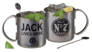 jack daniel's tennessee mule mug set