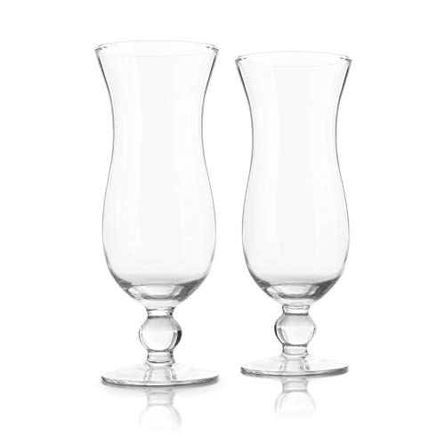 Final Touch Hurricane Cocktail Glasses, Set of 2 (GG5302)