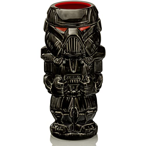 Geeki Tikis Star Wars: The Mandalorian Dark Trooper Ceramic Mug | Holds 18 Ounce