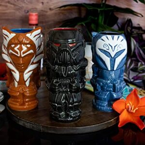 Geeki Tikis Star Wars: The Mandalorian Dark Trooper Ceramic Mug | Holds 18 Ounce