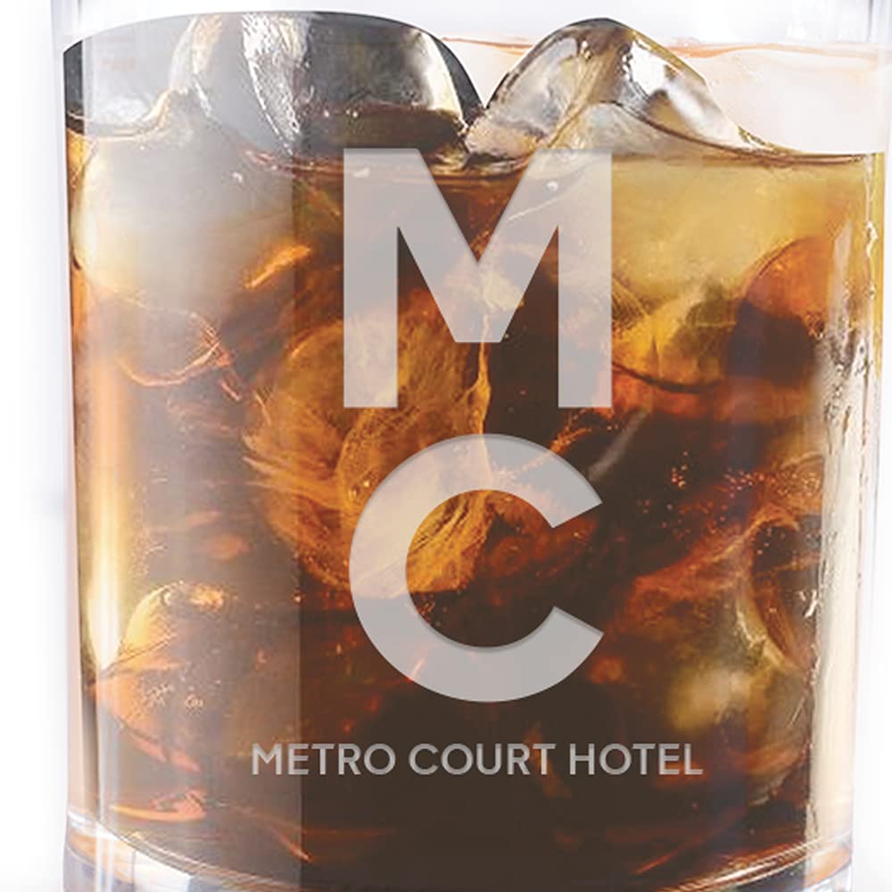 ABC General Hospital Metro Court Laser Engraved Rocks Glass